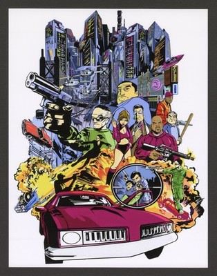 Grand Theft Auto III 3 Playstation 2 PS2 Xbox PC Game Art Print Poster ...