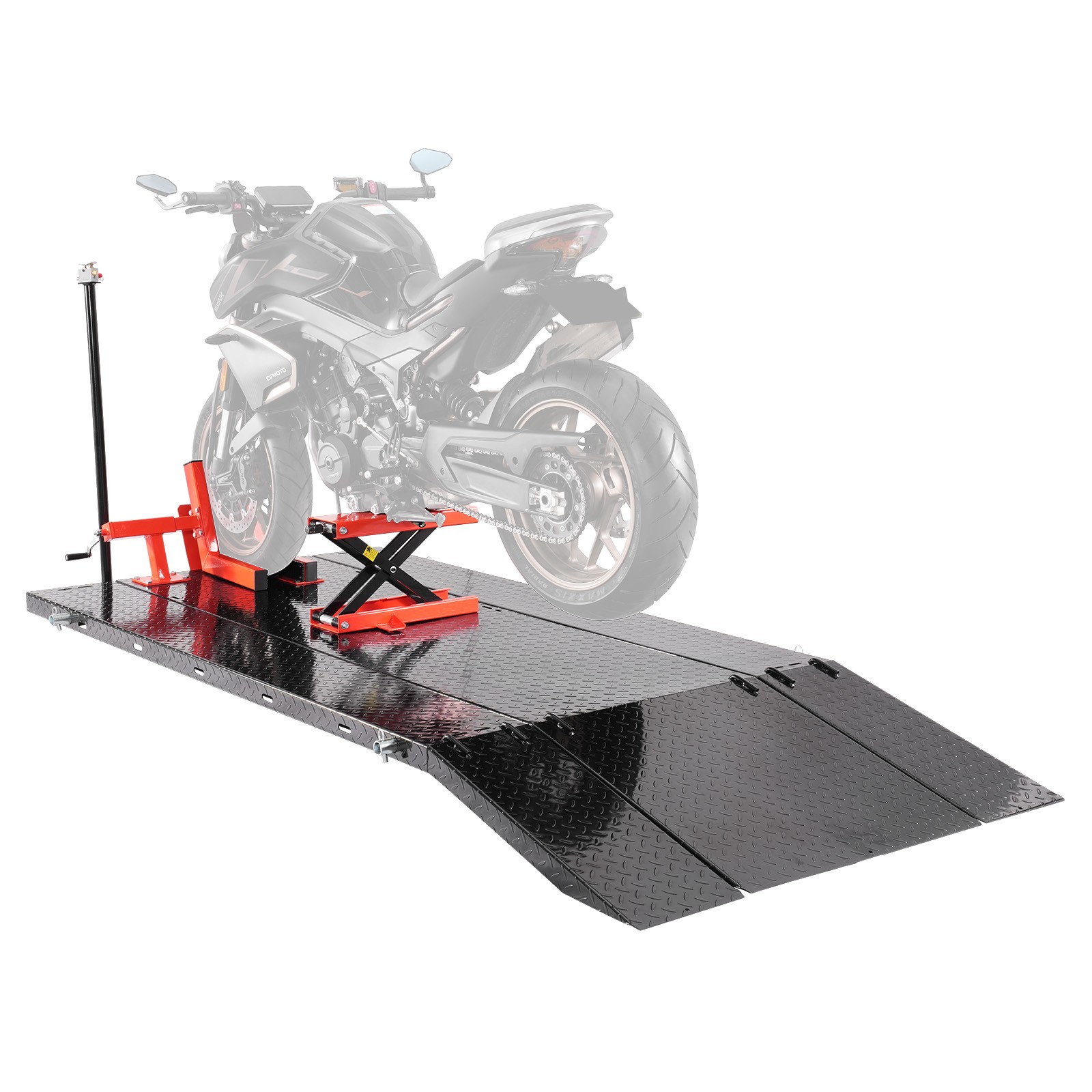VEVOR Motorcycle Jack Lift 1500lb Pneumatic Motorcycle Jack Removable ...