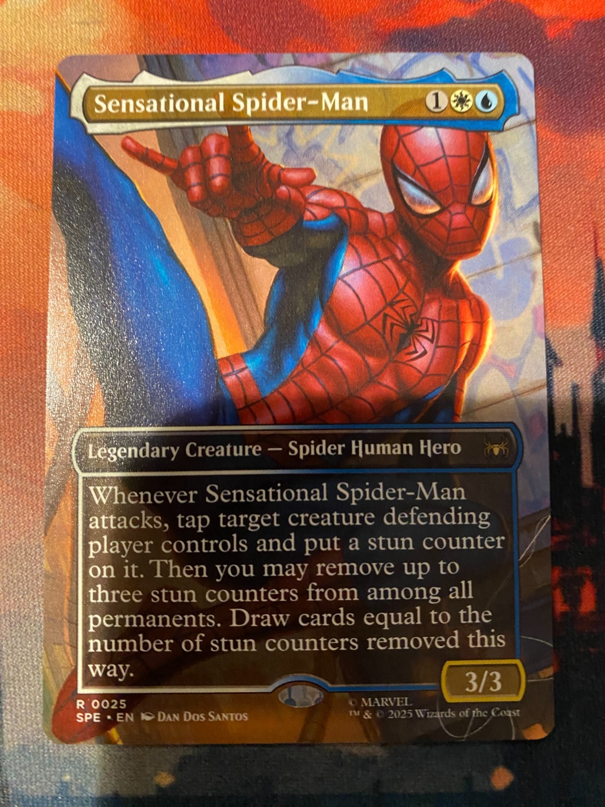 MTG Spider Man Sensational Spider Man Borderless | eBay