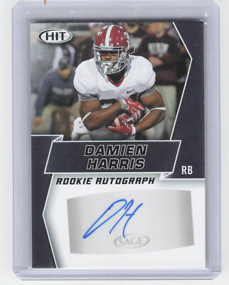 2019 SAGE HIT - Autographs Black #A50 Damien Harris | eBay