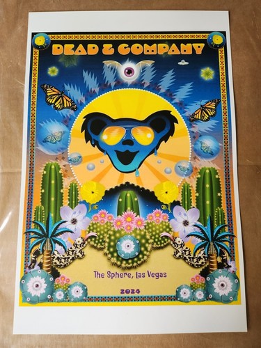 Dead & Company Poster 2024 The Sphere John Mayer And Bob Weir | eBay