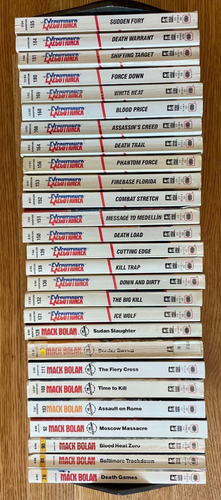 27X Mack Bolan The Executioner Series Paperback Books Don Pendleton 78 ...