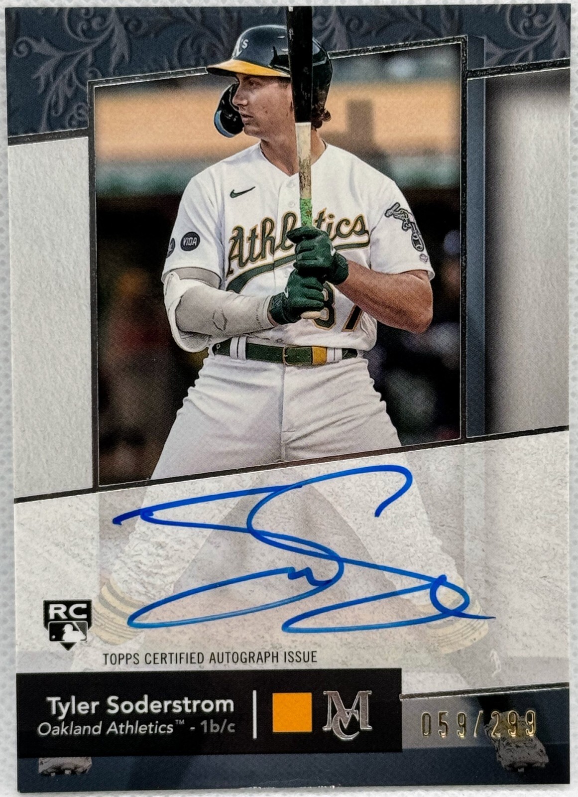 2024 TOPPS MUSEUM TYLER SODERSTROM ARCHIVAL ROOKIE AUTOGRAPH RC /299 # ...