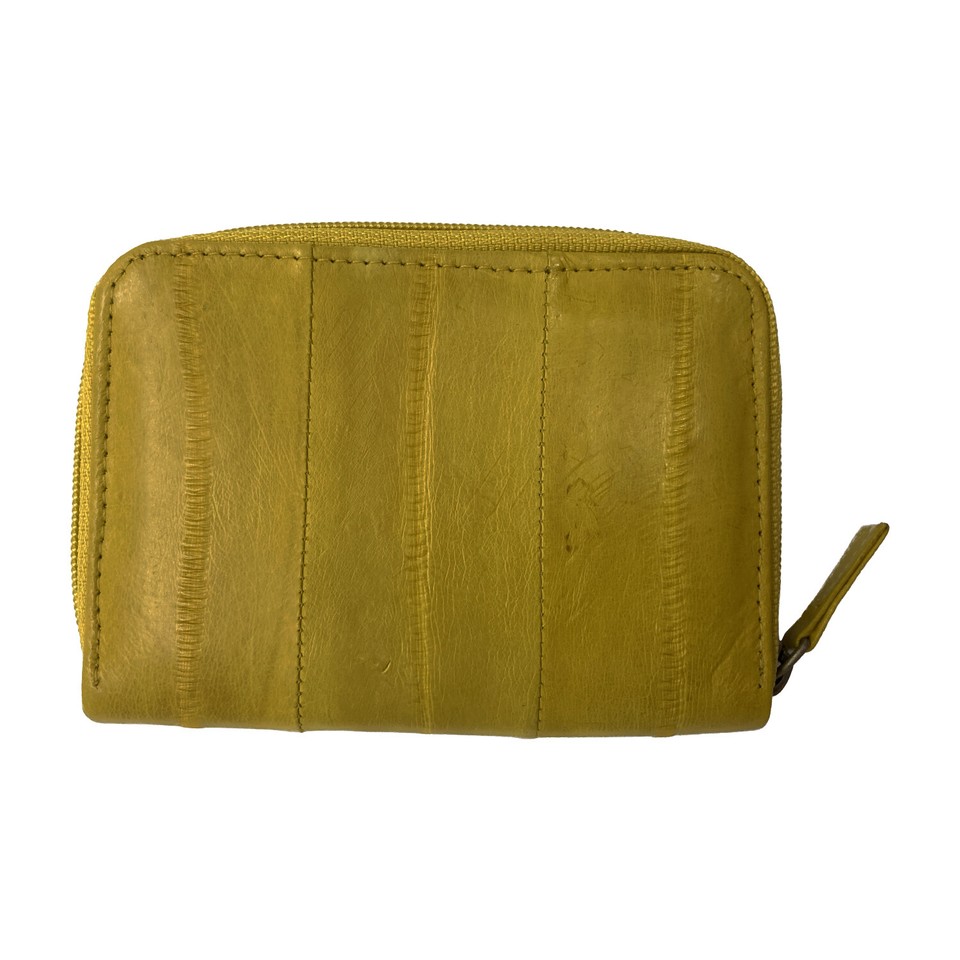 Genuine Eel Skin Coin Purse, Credit Card Zippered Wallet | eBay