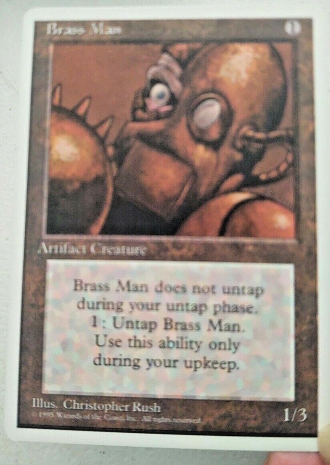 MTG Brass Man Fourth Edition 302/379 Regular Uncommon NOS See ...