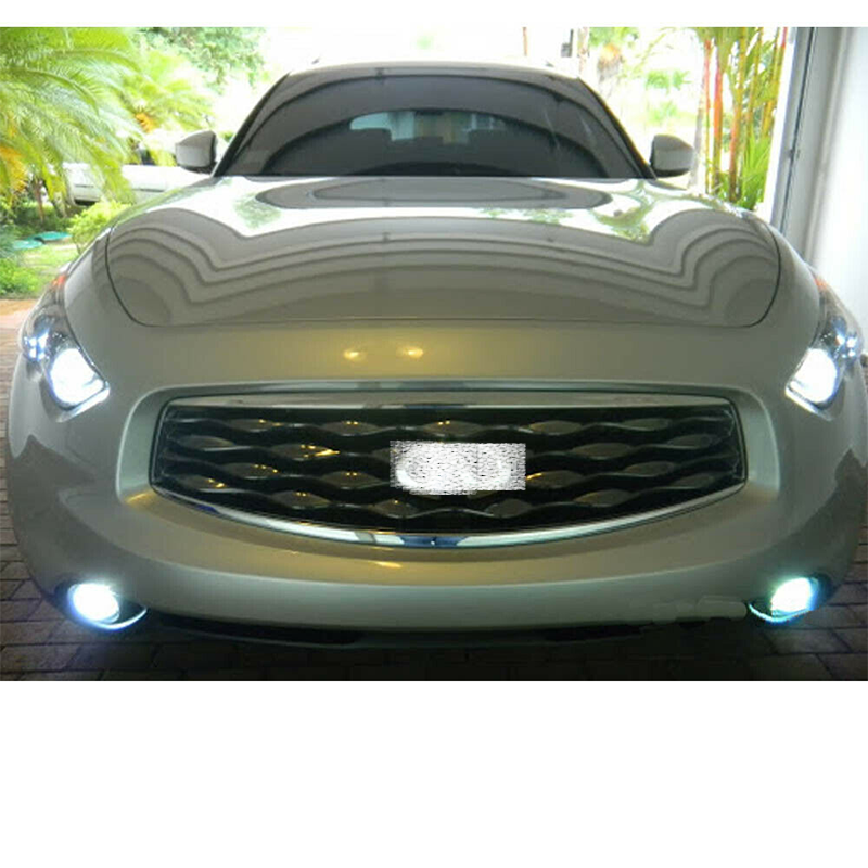 H8 100W 6000K White LED Front Fog Light Bulb For INFINITI M37 M56 QX56 ...