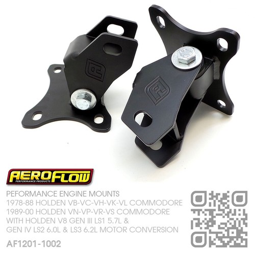 AEROFLOW ENGINE MOUNT V8 GEN IV LS2 6.0L/LS3 6.2L [HOLDEN VN-VP-VR-VS ...
