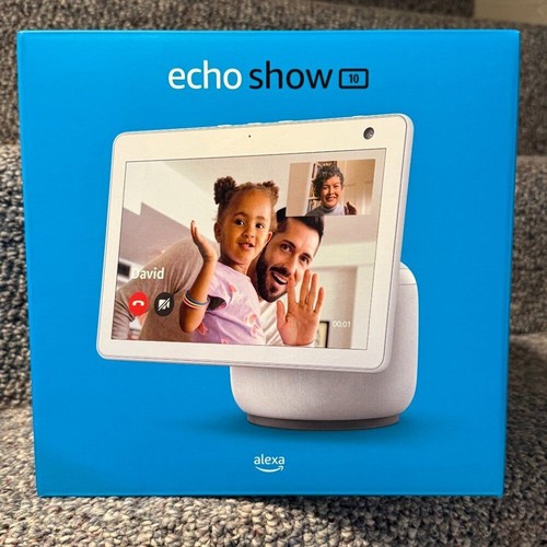 NIB Amazon Echo Show 10 (3rd Gen) HD Smart Display Motion Alexa in Glacier White | eBay