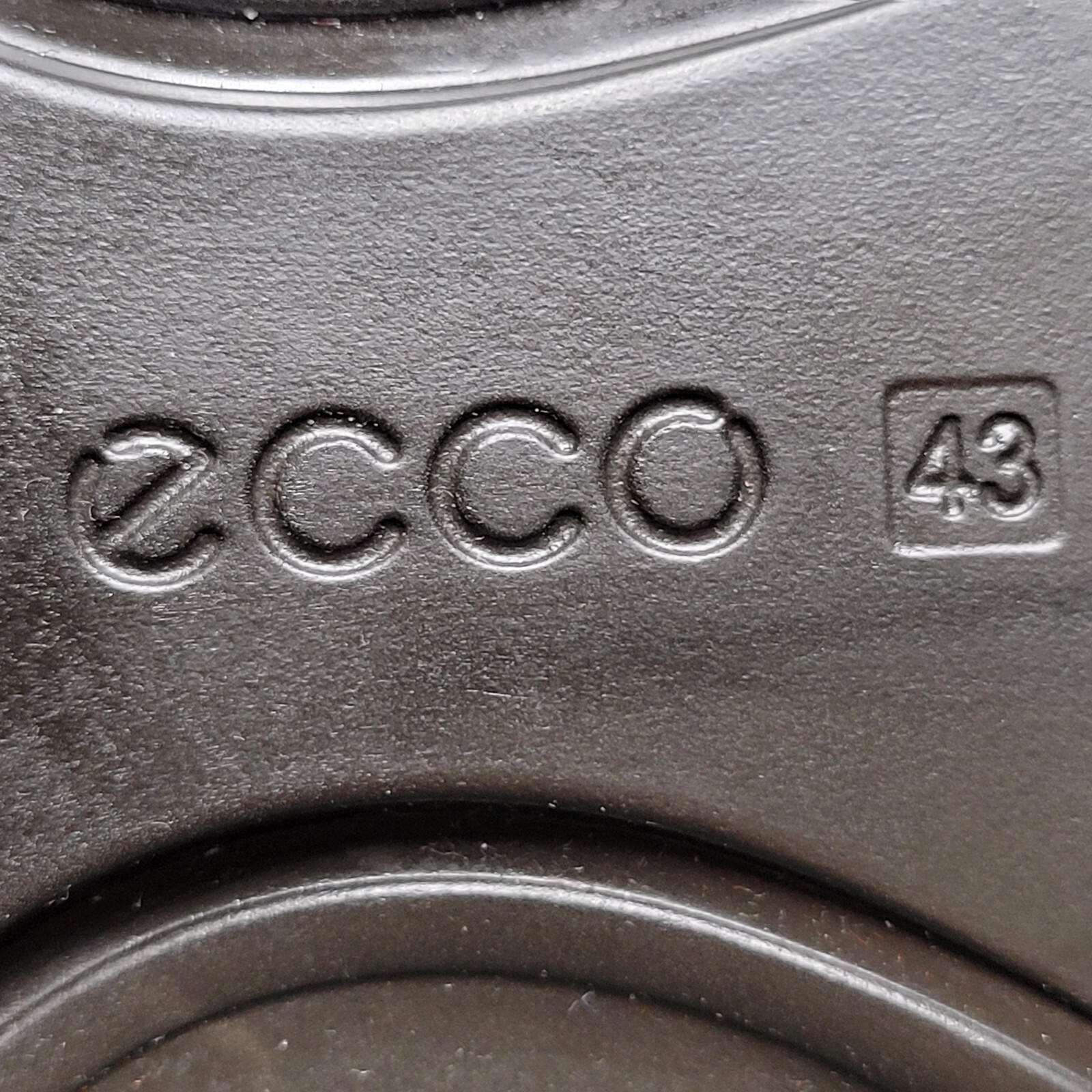 Ecco Oxfords Men Size US 9 9.5 Euro 43 Brown Bicycle Toe Leather Dress ...