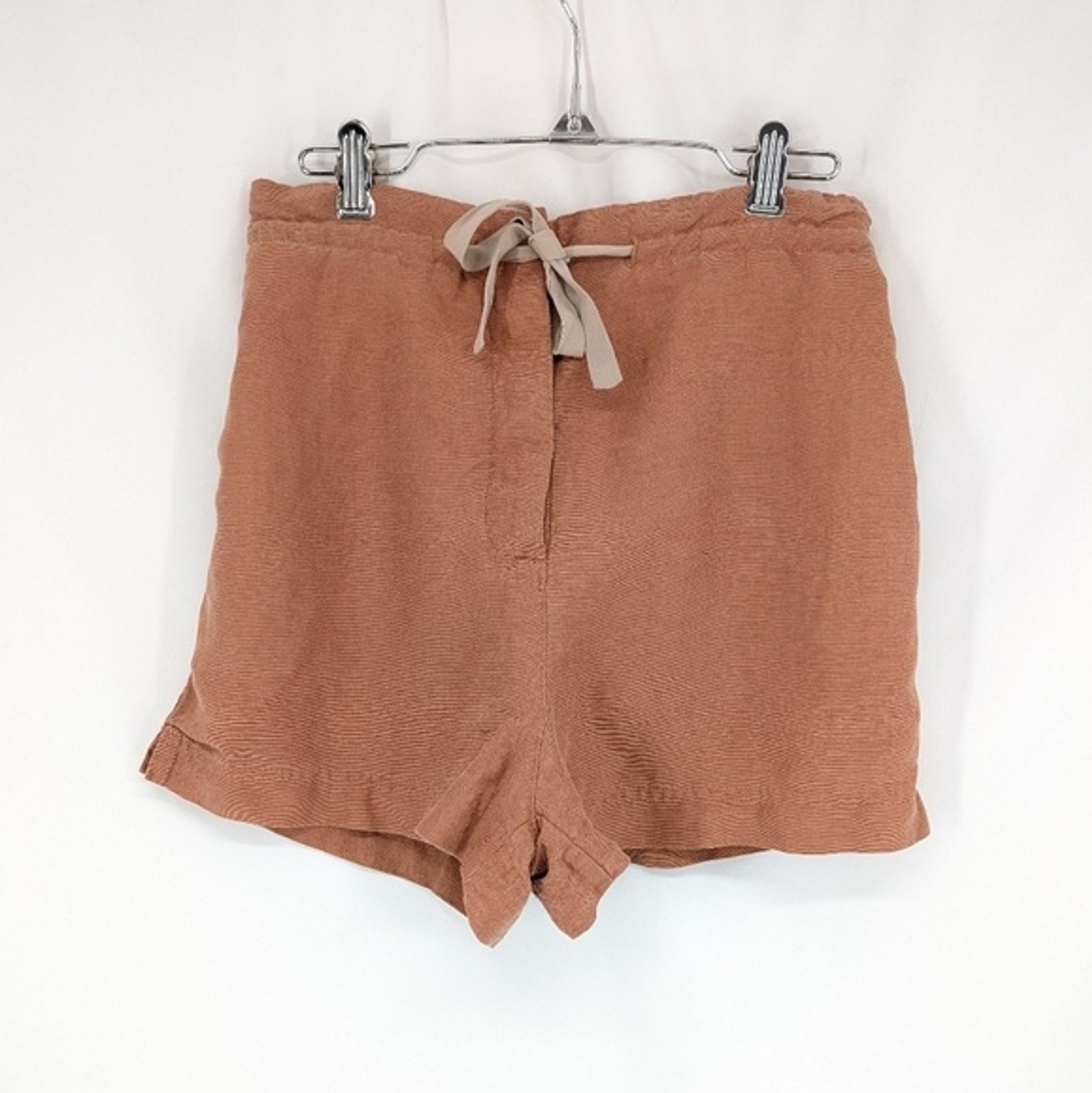 Wilfred with Linen Burnt Orange Drawstring Shorts Siz… - Gem