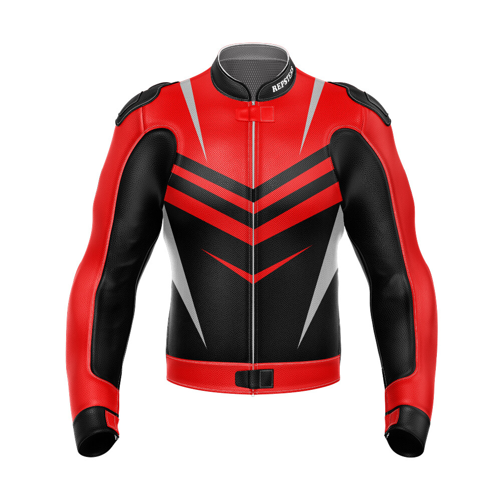 BLACK AND RED MOTOR BIKE RACING JACKETS | eBay