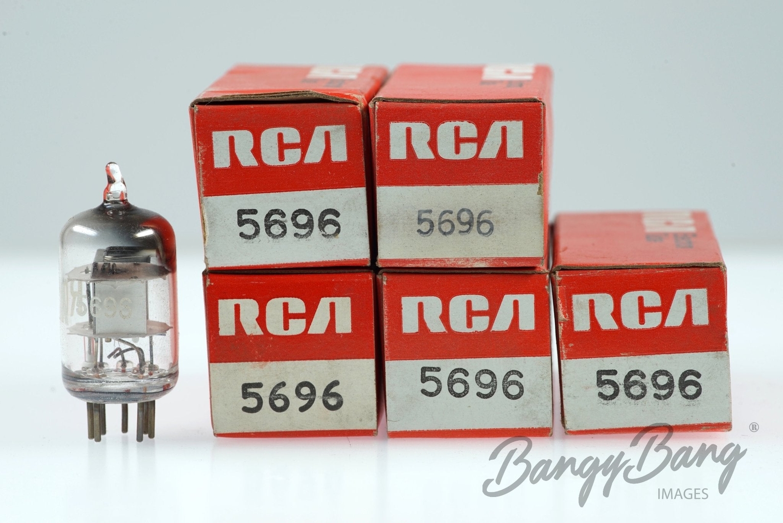 5 Vintage RCA 5696/EN92/CV3512 Tetrode Thyratron 7 pin Audio Vacuum ...