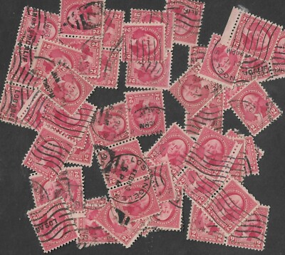 Postage Stamps For Crafting: 1932 2c George Washington; Red; 50 Pieces ...