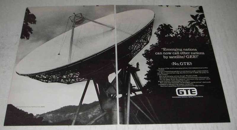 1980 GTE Communications Ad - Emerging Nations Can Call | eBay