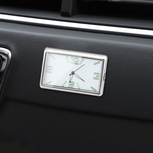 Mini Luminous Clock Quartz Analog Watch Stick On Clock Car Interior ...