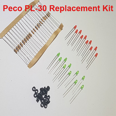Peco Lectrics PL-30 Replacement Kit, LEDs (3mm) & Panel Clips - Model ...