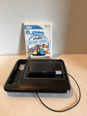 u Draw Game tablet with uDraw Studio: Instant Artist Black Nintendo Wii ...