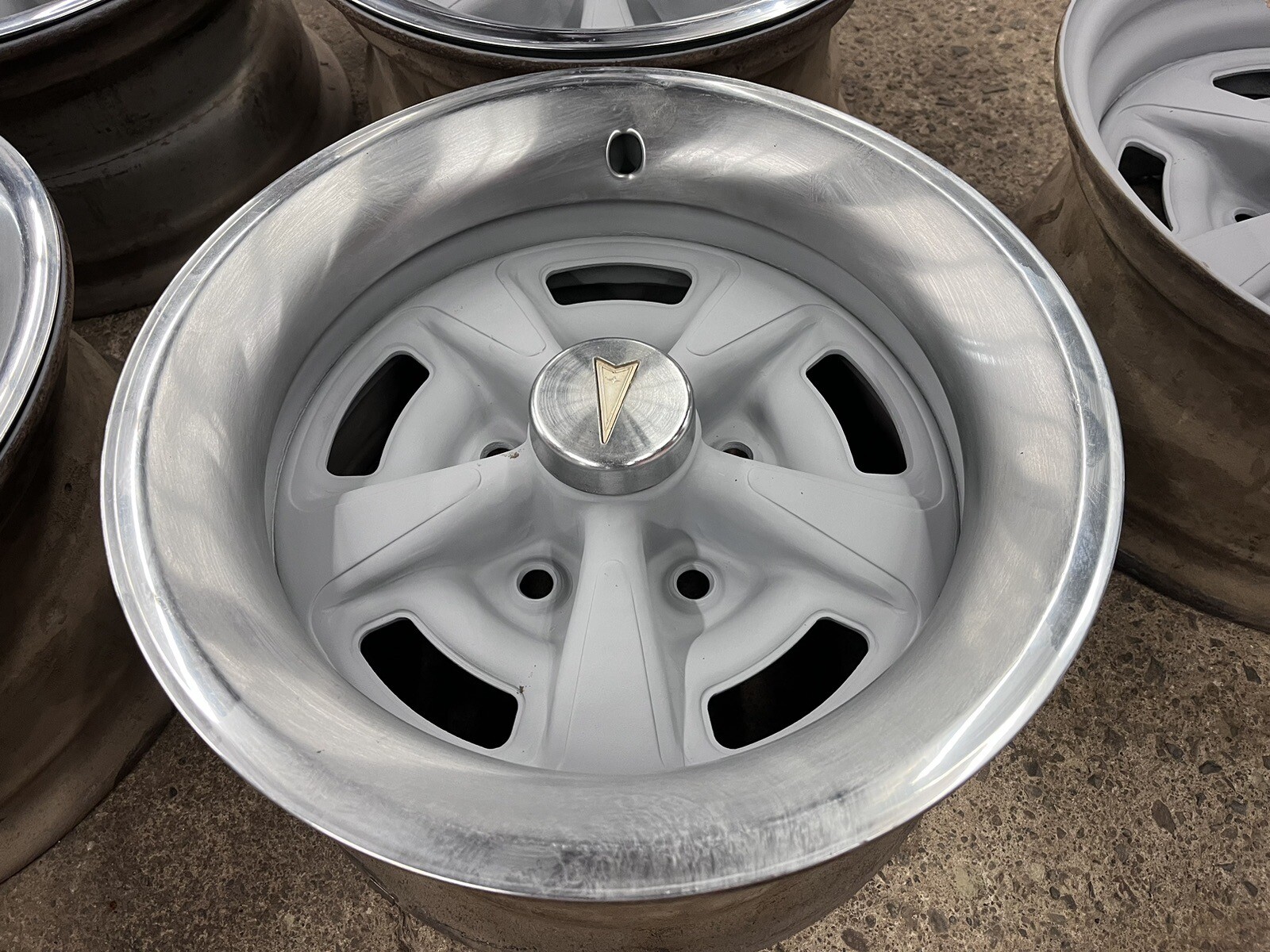 71 72 Pontiac GTO Firebird 14x7 Rally II Wheels Date Matched Set Of 5 M ...