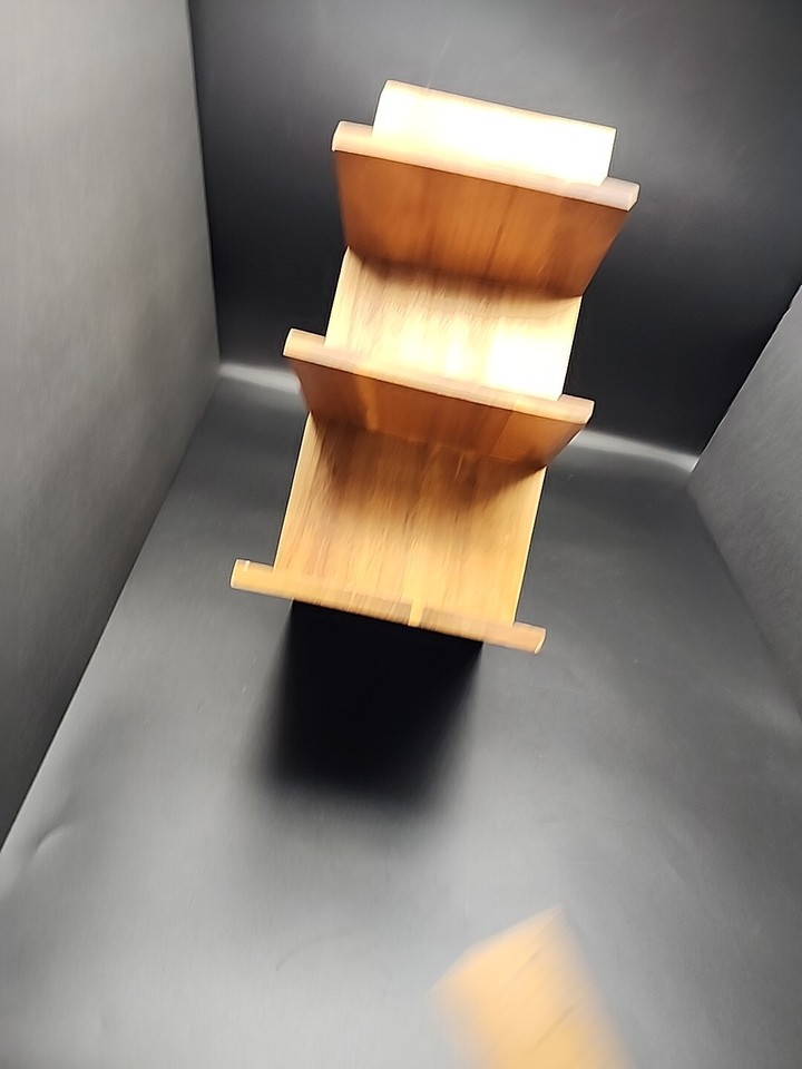 Threshold Acacia Wood 8 Bottle Wine Rack Bottle Holder Modern 2013 | eBay