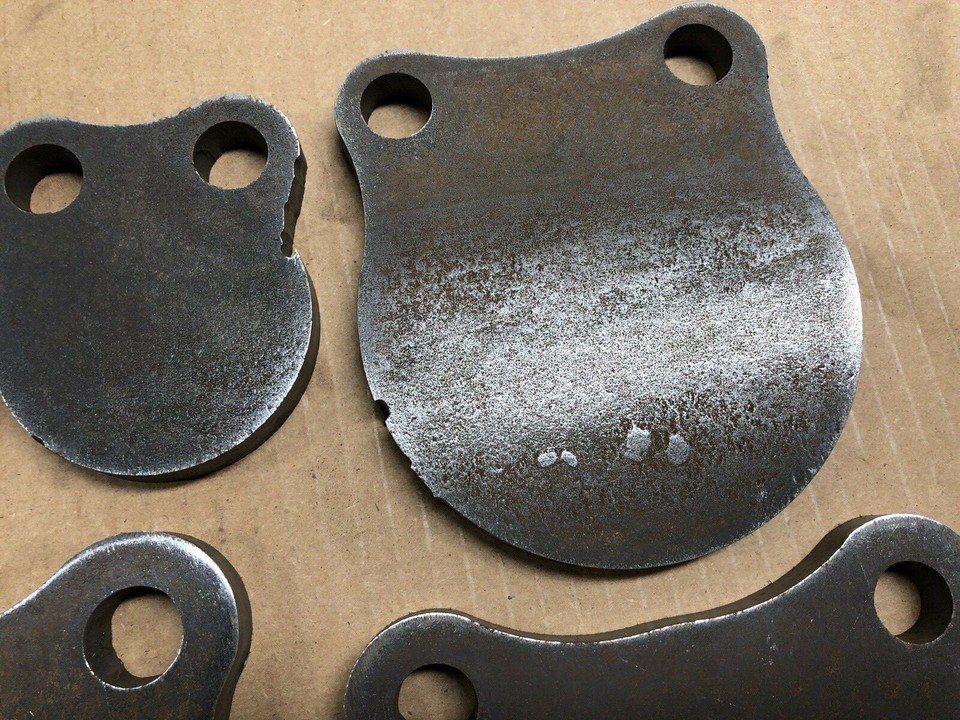 Malfunction Cut / Blemish Discounted 1/2" AR500 3"-8" Gongs Set of FIVE ...