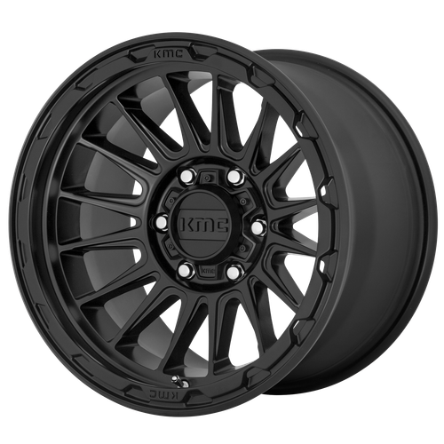 17x8.5 KMC KM542 Impact Satin Black Wheels 6x5.5 (0mm) Set of 4 | eBay