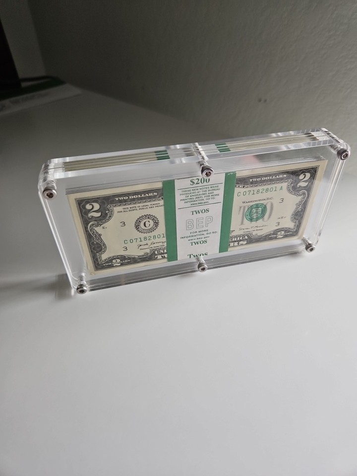 100 Bank Note QUALITY Bank Money Holder 100 notes same day shipping | eBay