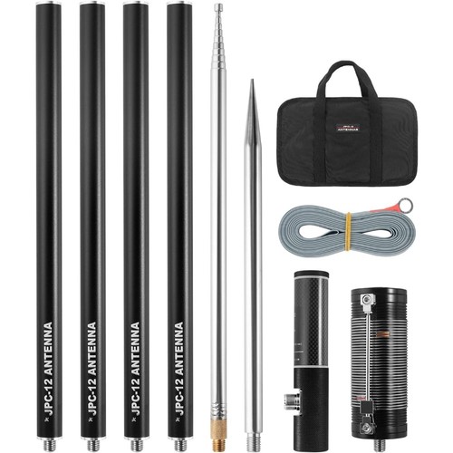 HF Vertical Antenna 7MHz to 50MHz 40m 30m 20m 17m 15m 12m 10m 6m 8 ...