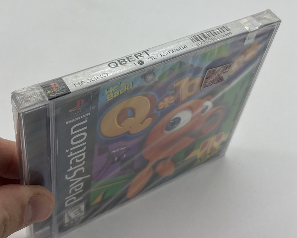 Q-Bert - Sony PlayStation 1 PSX PS1 Video Game - Sealed Brand New Q ...