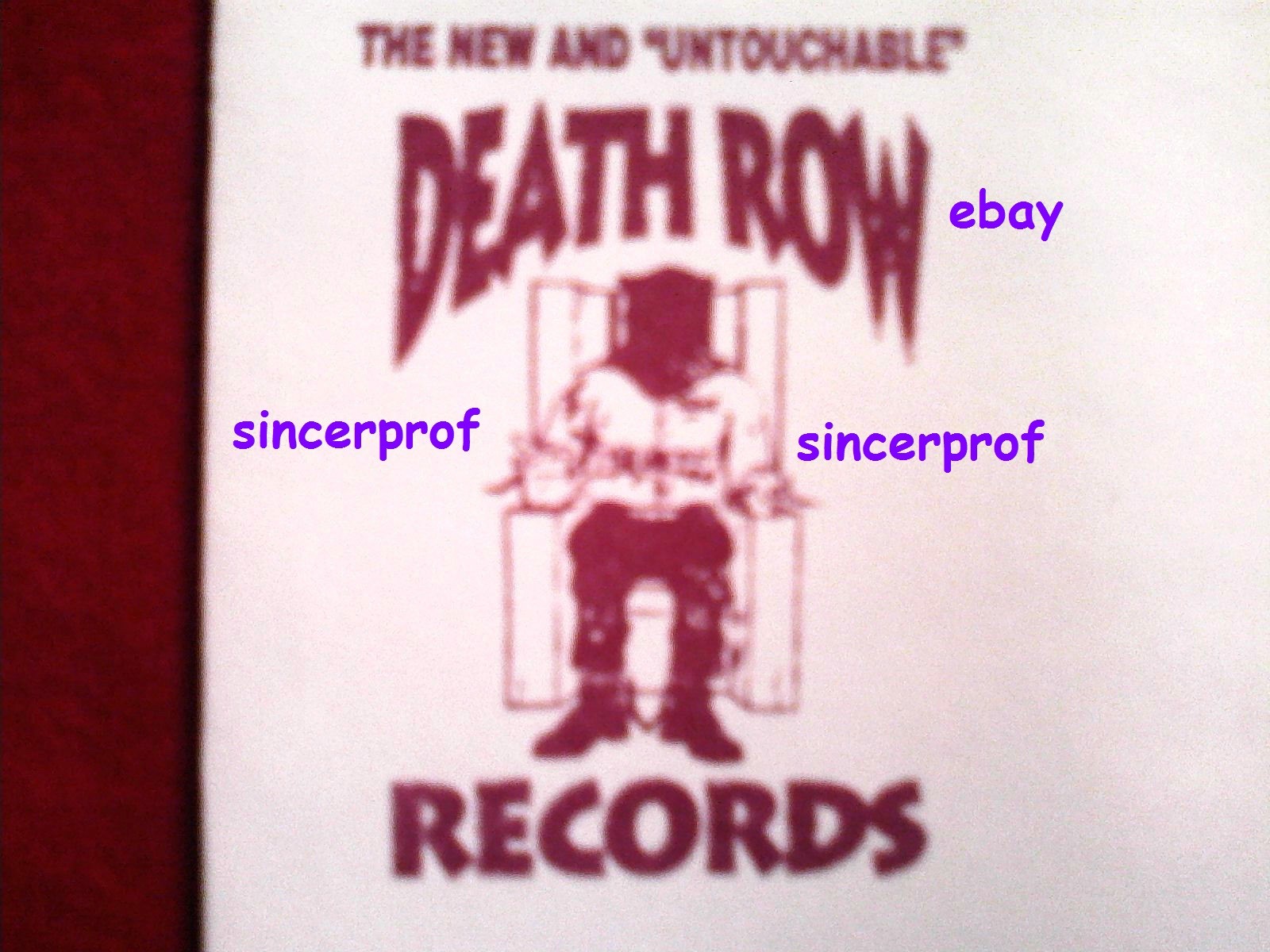 SUGE KNIGHT DEATH ROW RECORDS DAVID KENNER ORIGINAL 1 OF 1 RARE💎 ...