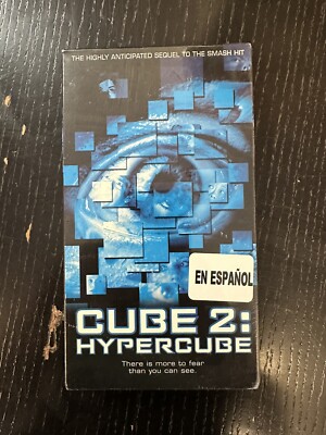 Cube 2 Hypercube VHS Scifi Horror SEALED en Espanol Spanish Tape | eBay
