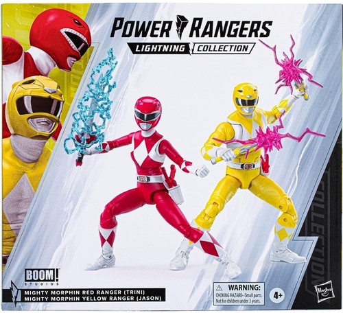 Power Rangers Lightning Collection Mighty Morphin Red Trini Yellow ...