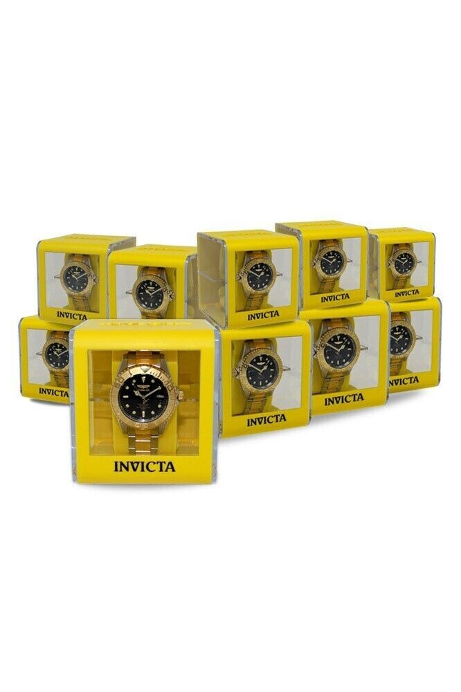 Invicta Yellow Transparent Gift Boxes for Small Watches - 10 boxes | eBay