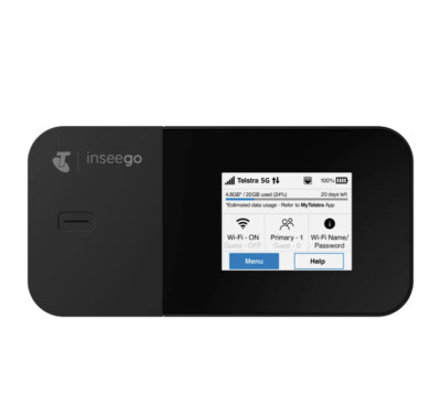 Telstra Inseego MiFi® X PRO 5G M3200 Mobile Broadband Hotspot Modem ...