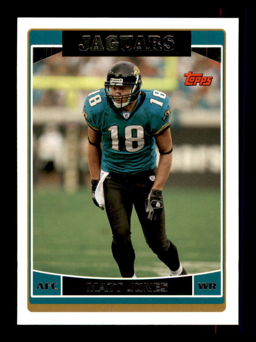 2006 Football Topps Matt Jones Jacksonville Jaguars #184 | eBay