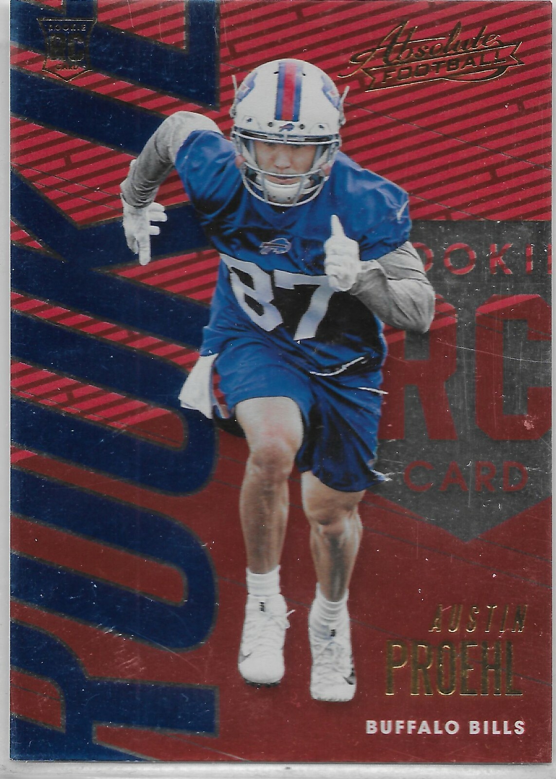 2018 Absolute #135 Austin Proehl Buffalo Bills RC North Carolina | eBay