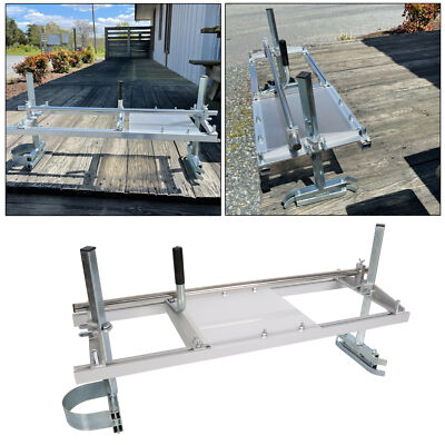 Aluminum Steel Lumber Chainsaw Mill 14"-36" Portable Chain Saw Rail ...