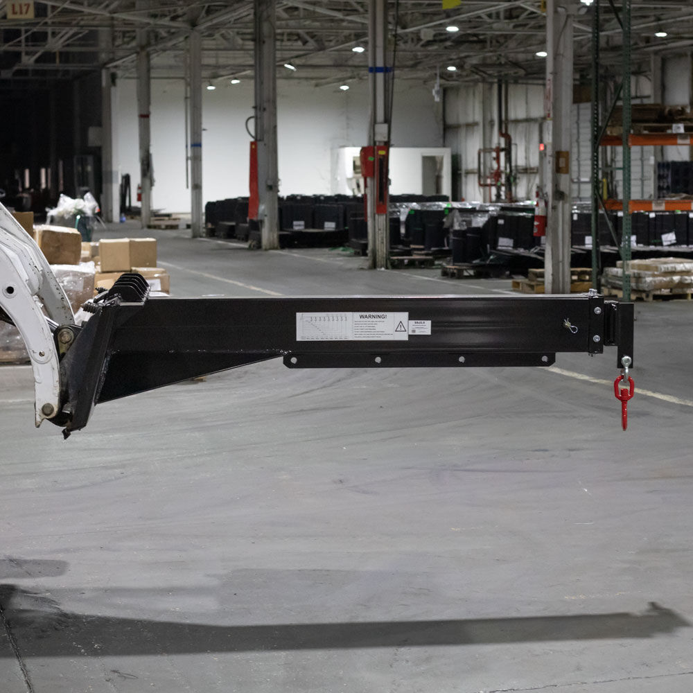 Titan Attachments Adjustable Skid Steer Industrial Crane Jib Attachment ...