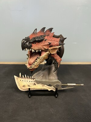 Monster Hunter Rathalos Head Hunting Trophy With Jawblade | eBay