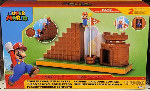 SUPER MARIO BROS "COURSE COMPLETE PLAYSET" Jakks Toys | eBay