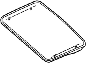 63201-60141 Toyota Glass sub-assy, sliding roof 6320160141, New Genuine ...