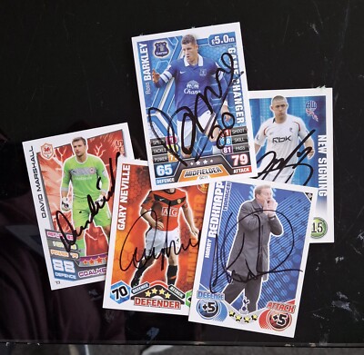 5 Football Signed Cards. | eBay