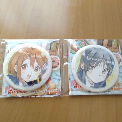 K-On! Yui Hirasawa & Mio Akiyama 15th Anniversary Can Badge Official ...