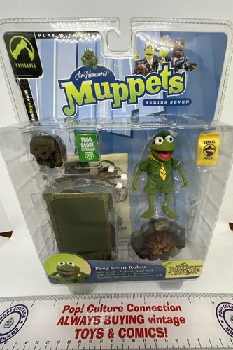 FROG SCOUT ROBIN Action Figure SERIES 7 Muppets Show PALISADES 2004 New ...
