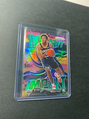 2021-22 Panini Prizm Trey Murphy III Instant Impact Green Prizm Rookie RC | eBay