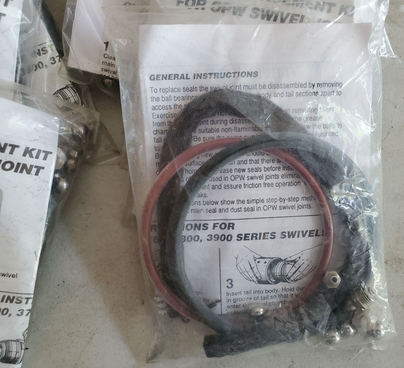 One(1) OPW 3003K-3300 Seal Replacement Kit for OPW Swivel Joint 3700 ...