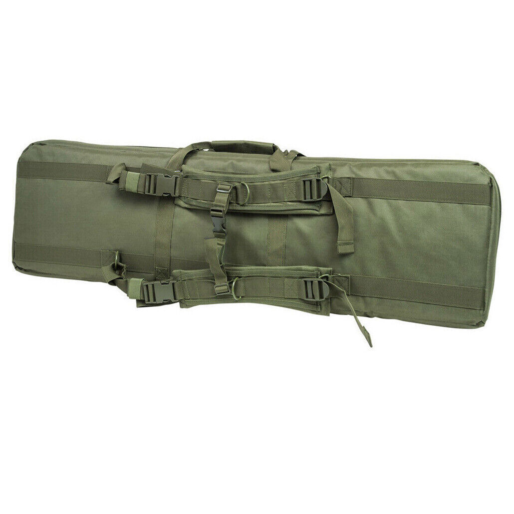 Padded Dual Carbine Air Rifle Gun Bag Heavy Duty Hunting Carry Case 42 ...