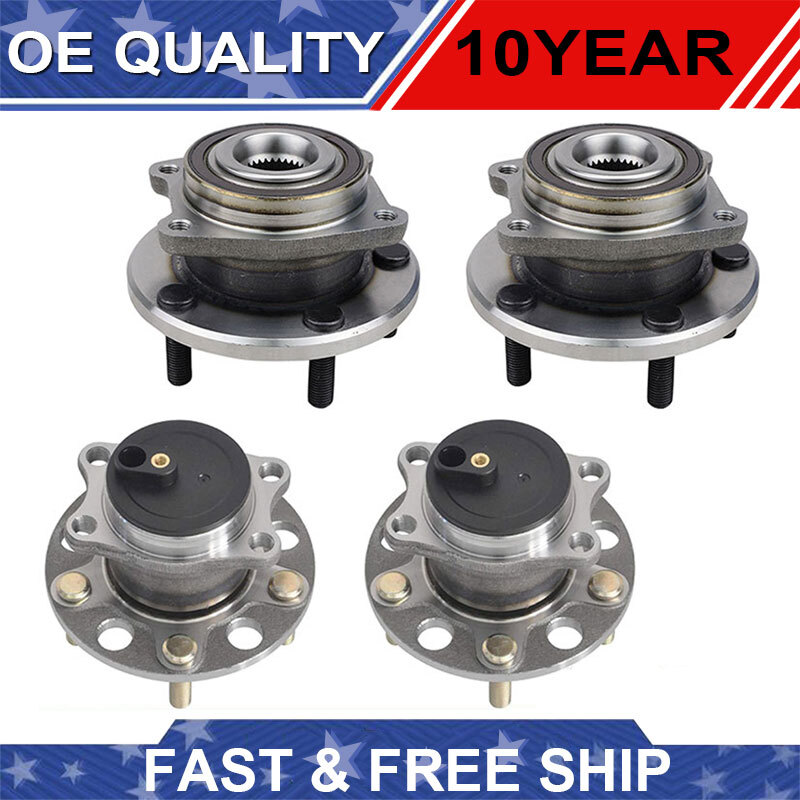 Front Rear Wheel Bearing Hubs FWD for Dodge Avenger Chrysler Sebring 4 ...