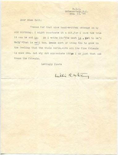 1944 GE Chemist Willis R. Whitney Typed Letter Signed | eBay