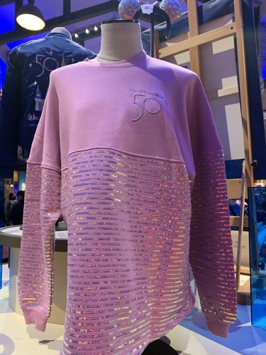 Walt Disney World 50th Anniversary Sequined Pink Spirit Jersey Adult ...