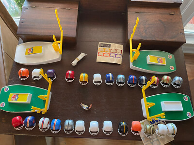 RARE! 1970’s NFL Miniature Mini Helmets With Goal Posts From Sears And ...